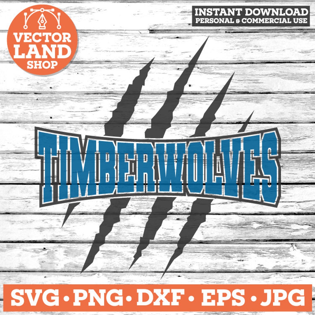 Timberwolves Svg, Mascot Team Svg, Team Logo, Sports Svg, University ...