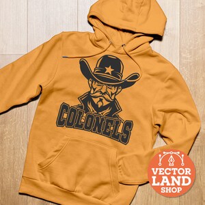 Colonels Svg, Mascot Team Svg, Team Logo, Mascot Svg, Colonels Png ...