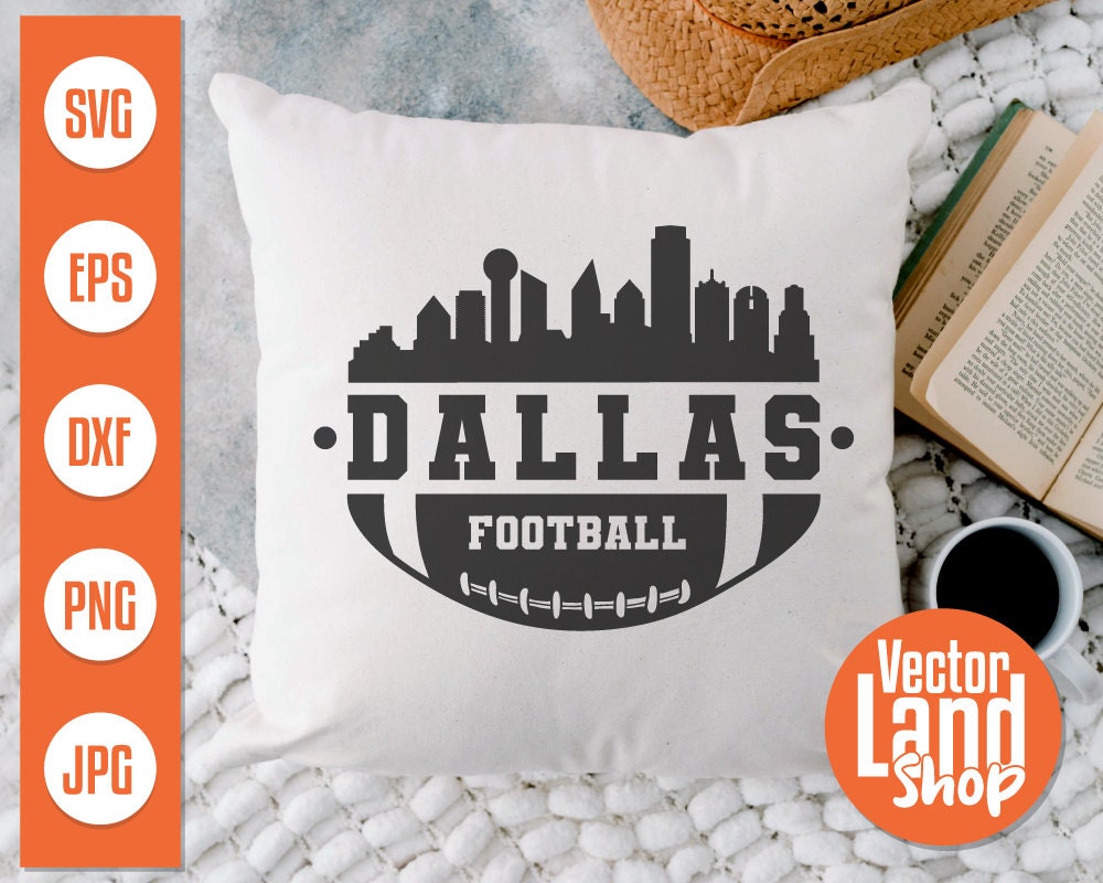 Dallas Football Svg Dallas Svg Football Team Logo American - Etsy