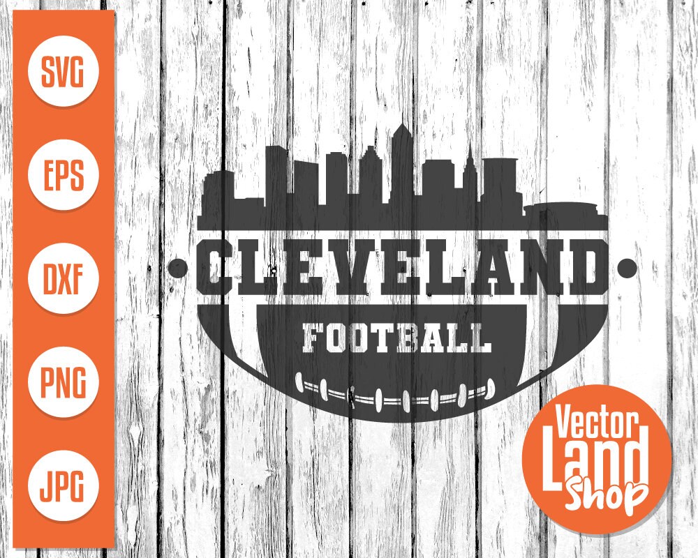 Cleveland Football Svg Cleveland Svg Football Team Logo - Etsy