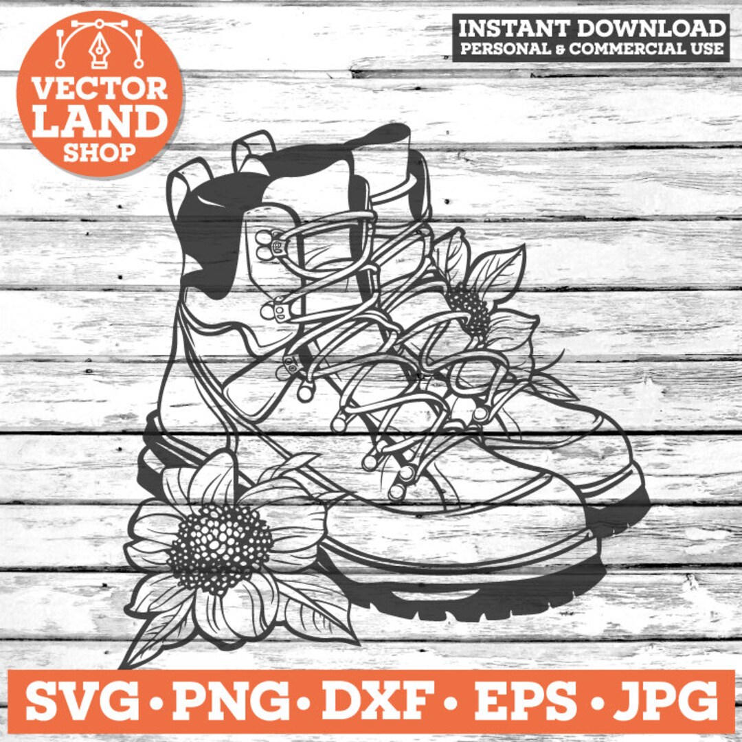 Hiking Svg, Mountain Svg, Wandern Svg, Outdoors Svg, Hiking Boots ...