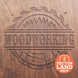 Saw Svg, Forest Tree SVG, Pine Trees Svg, Blade Svg, Woodworking Logo ...