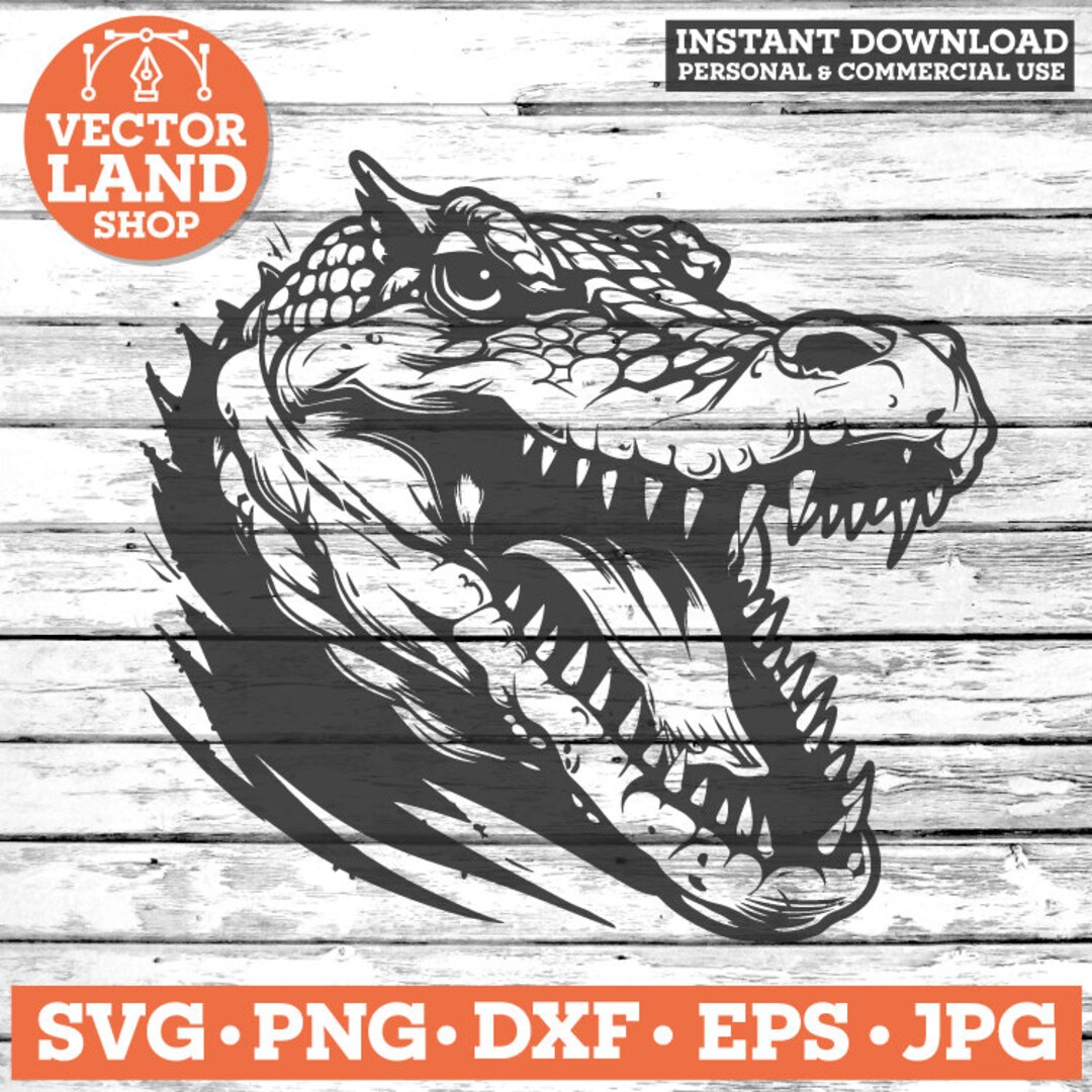 Alligator Svg, Alligators Svg, Alligator Png, School Mascot, Alligator ...