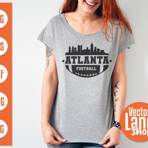 Atlanta Football Svg Atlanta Svg Football Team Logo - Etsy