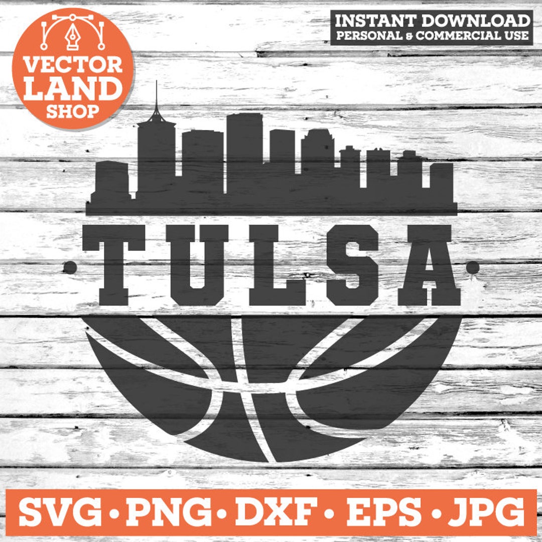 Tulsa Basketball Svg, Tulsa Svg, Basketball Team Logo, Oklahoma ...