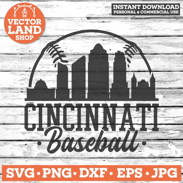 Cincinnati Reds Svg - Etsy