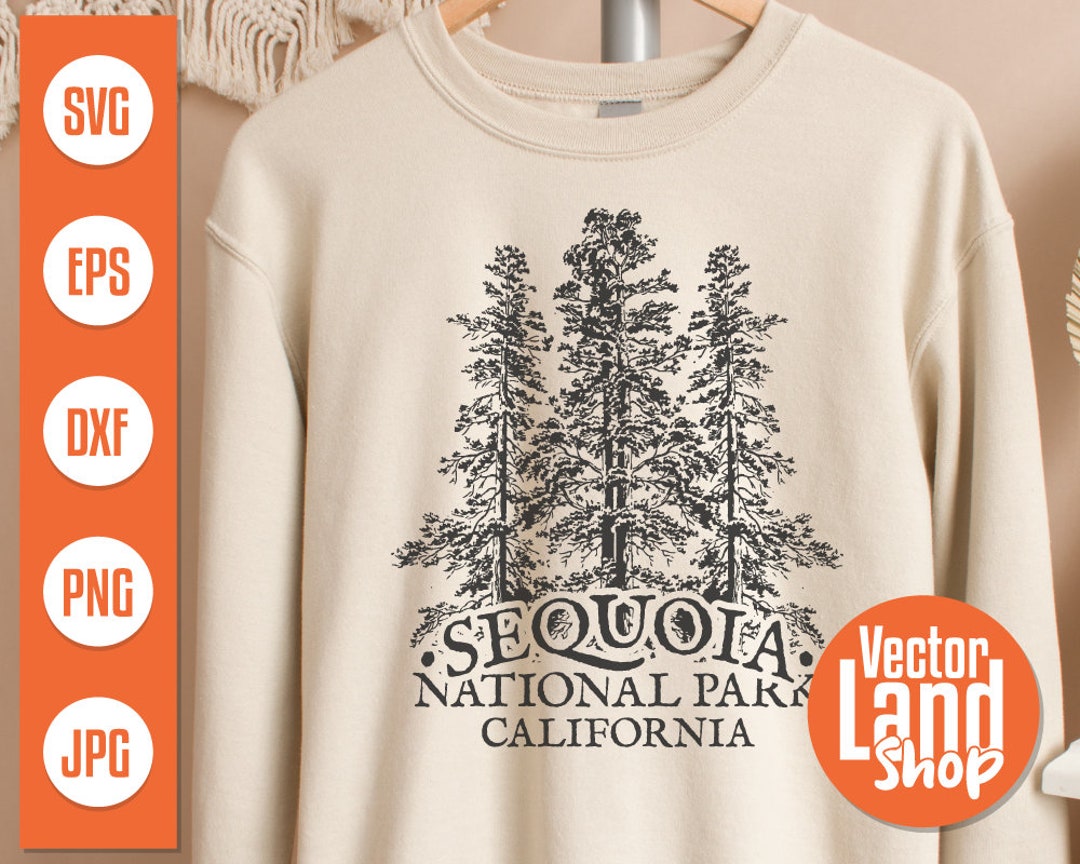 Sequoia Svg National Park Svg California Svg Outdoors Svg - Etsy