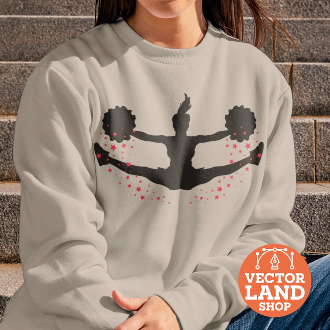 Cheerleader svg Toe touch Svg Cheerleading Svg Cheer Stars - Etsy Portugal