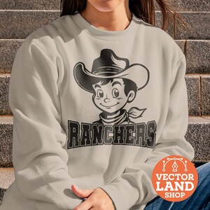 Ranchers Svg, Mascot Team Svg, Team Logo, Mascot Svg, Ranchers Png ...