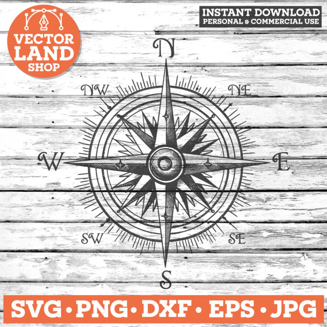 Compass SVG, Travel Svg, Outdoor Svg, Adventure Svg, Compass Png ...