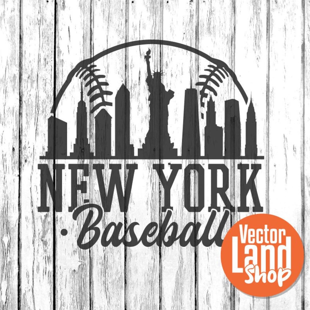 New York Baseball Svg New York Svg Baseball Team Logo - Etsy