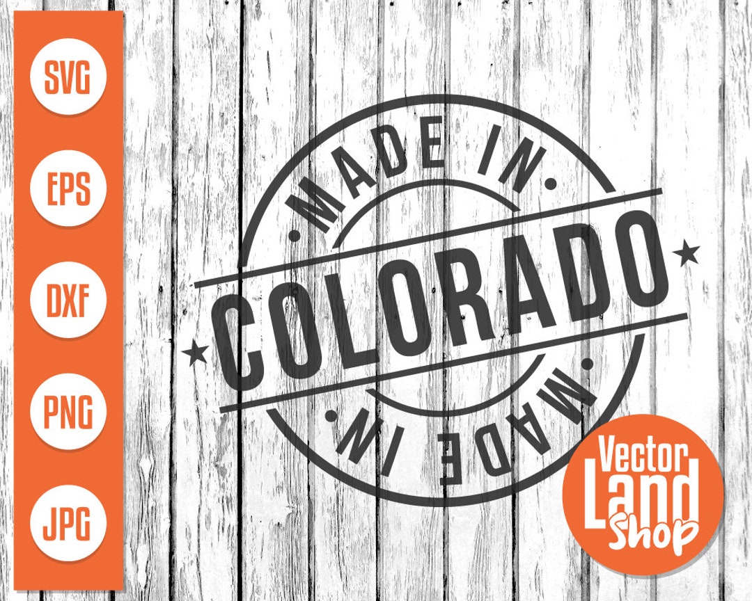 Made in Colorado Svg Colorado Svg United States Svg - Etsy