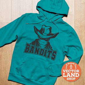 Bandit Svg, Bandits Svg, Bandit Png, Mascot School, Bandit Clipart ...