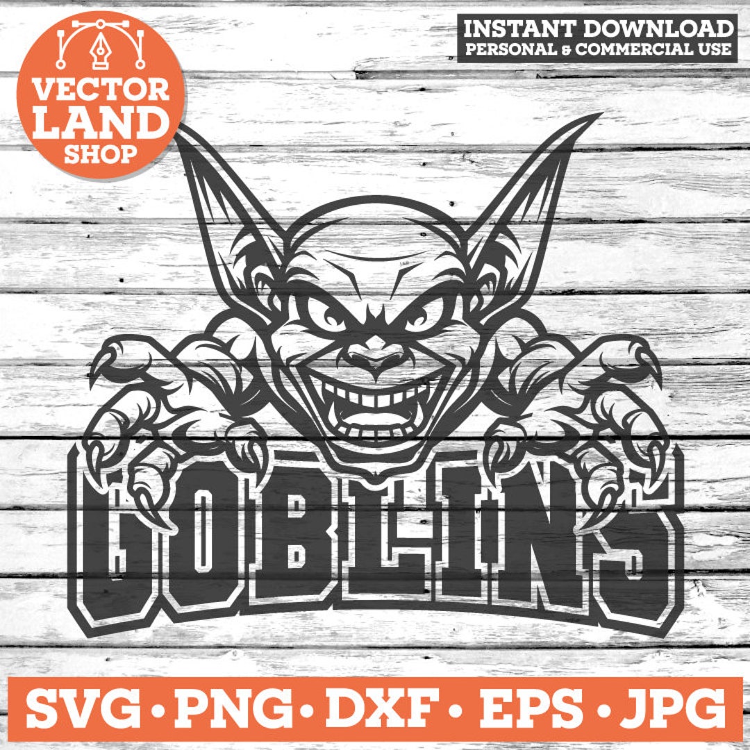 Goblins Svg, Mascot Team Svg, Team Logo, Mascot Svg, Goblin Png, Goblin Svg, Football Svg ...