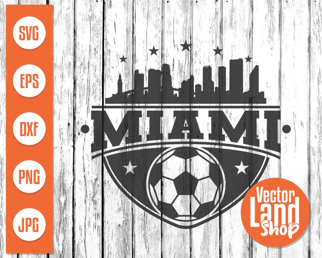 Miami Soccer Svg Miami Svg Soccer Team Soccer Logo Soccer - Etsy