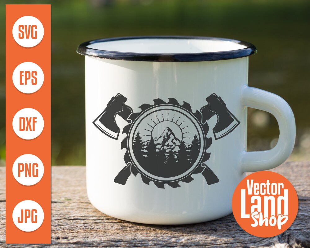 Saw Blade Svg Forest Tree SVG Pine Trees Svg Axe Svg Wood - Etsy Canada