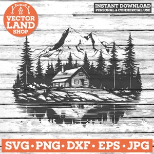 Cabin SVG, Filing Cabinet, Mountain Cabin, Log Cabin Svg, Lodge Svg ...