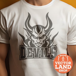 Devil Svg, Devils Svg, Devil Png, School Mascot, Devil Mascot, Team ...