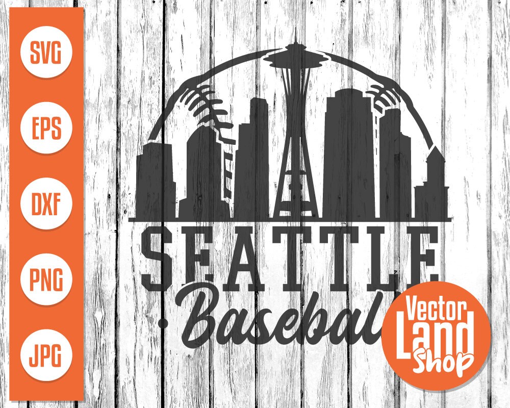 Seattle Baseball Svg Seattle Svg Baseball Team Baseball - Etsy