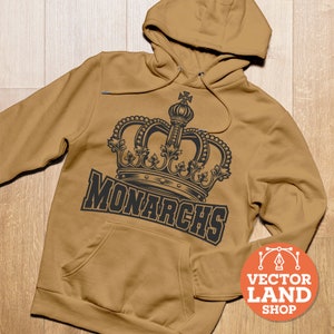 Monarchs Svg, Monarch Svg, Monarch Png, Mascot School, Crown Clipart ...