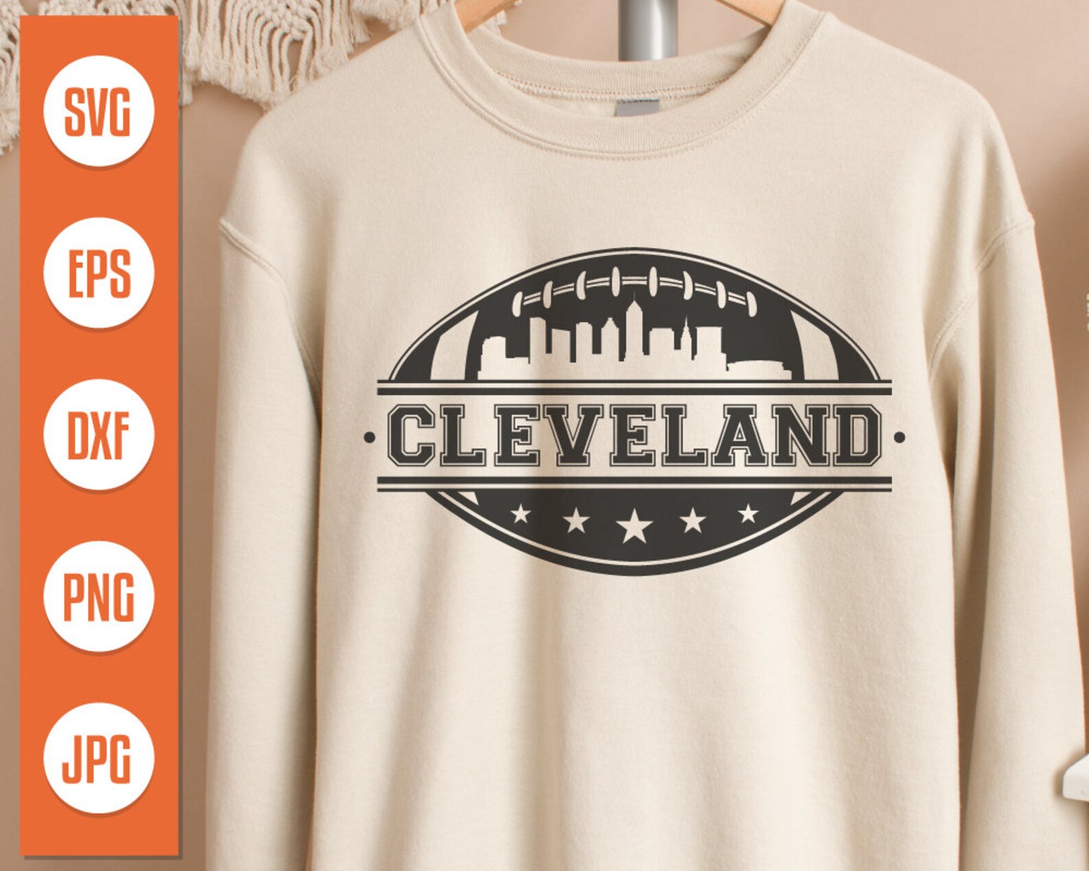 Cleveland Football Svg Cleveland Svg Football Team Logo - Etsy