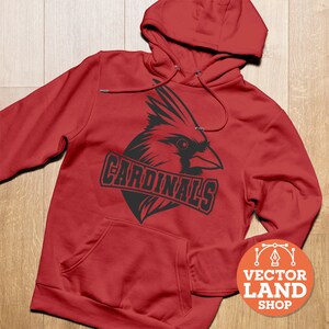 Cardinals Svg, Cardinal Svg, Cardinals Png, School Mascot, Cardinal ...