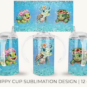 Kid's Cartoon 12oz Sippy Cup Sublimation Designs, Digital Download, PNG ...