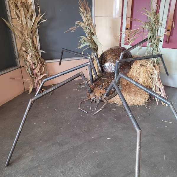 Spider Metal Sculpture - Etsy