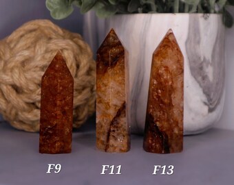 Large Fire Quartz Tower | Etsy