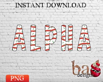 Christmas Tree Cake Alpha, Christmas, Holiday Snack, Letters, Font ...