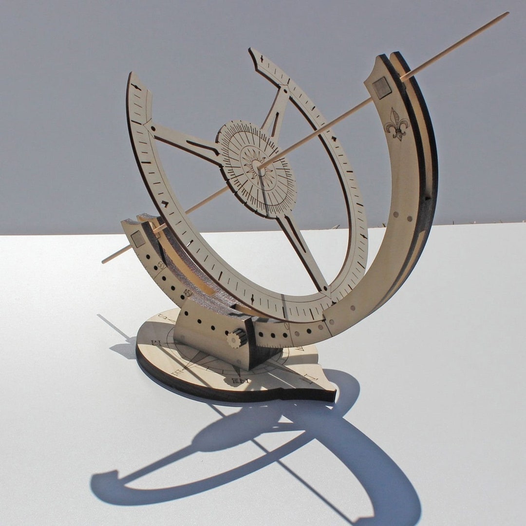 3D Puzzle Sundial Laser Cut File Jigsaw Puzzle Dxf, Cdr. - Etsy