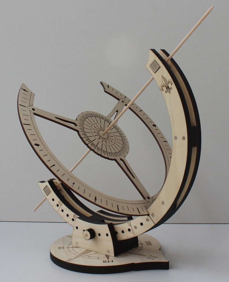 3D Puzzle Sundial Laser Cut File Jigsaw Puzzle Dxf, Cdr. - Etsy