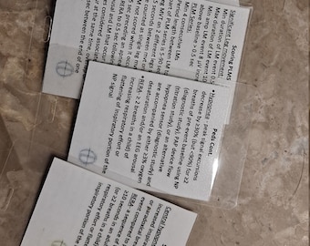 10-20 Math Cheat Sheet for EEG/PSG Badge - Etsy