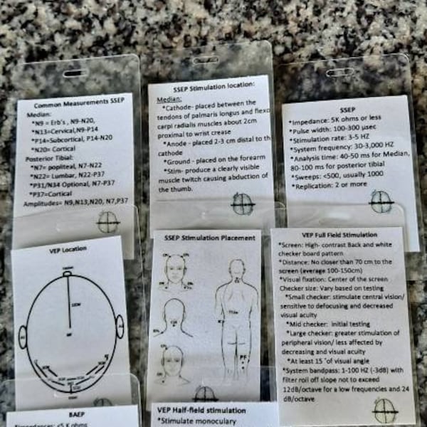 Eeg Tech Cheat Sheet - Etsy Australia