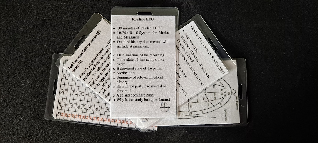 Routine EEG Cheat Sheet - Etsy