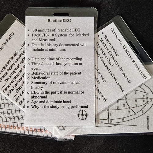 Routine EEG Cheat Sheet - Etsy