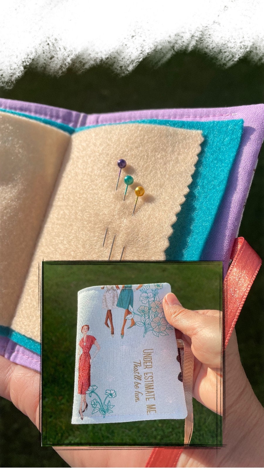 Needle Book Needle Keeper Organizer Vintage Simplicity Style - Etsy