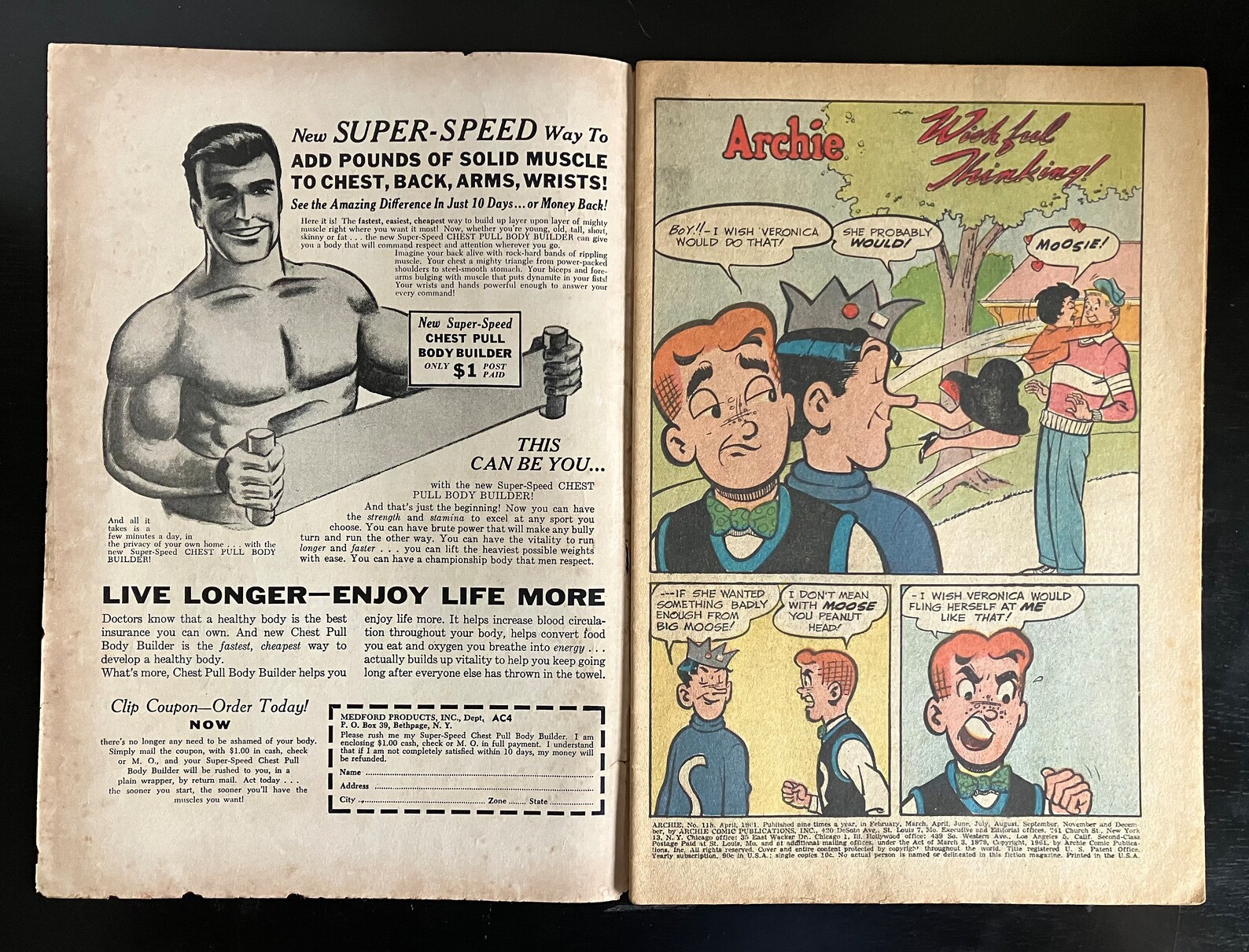 Archie Comics April 1961 No. 118 Silver Age VERY GOOD - Etsy