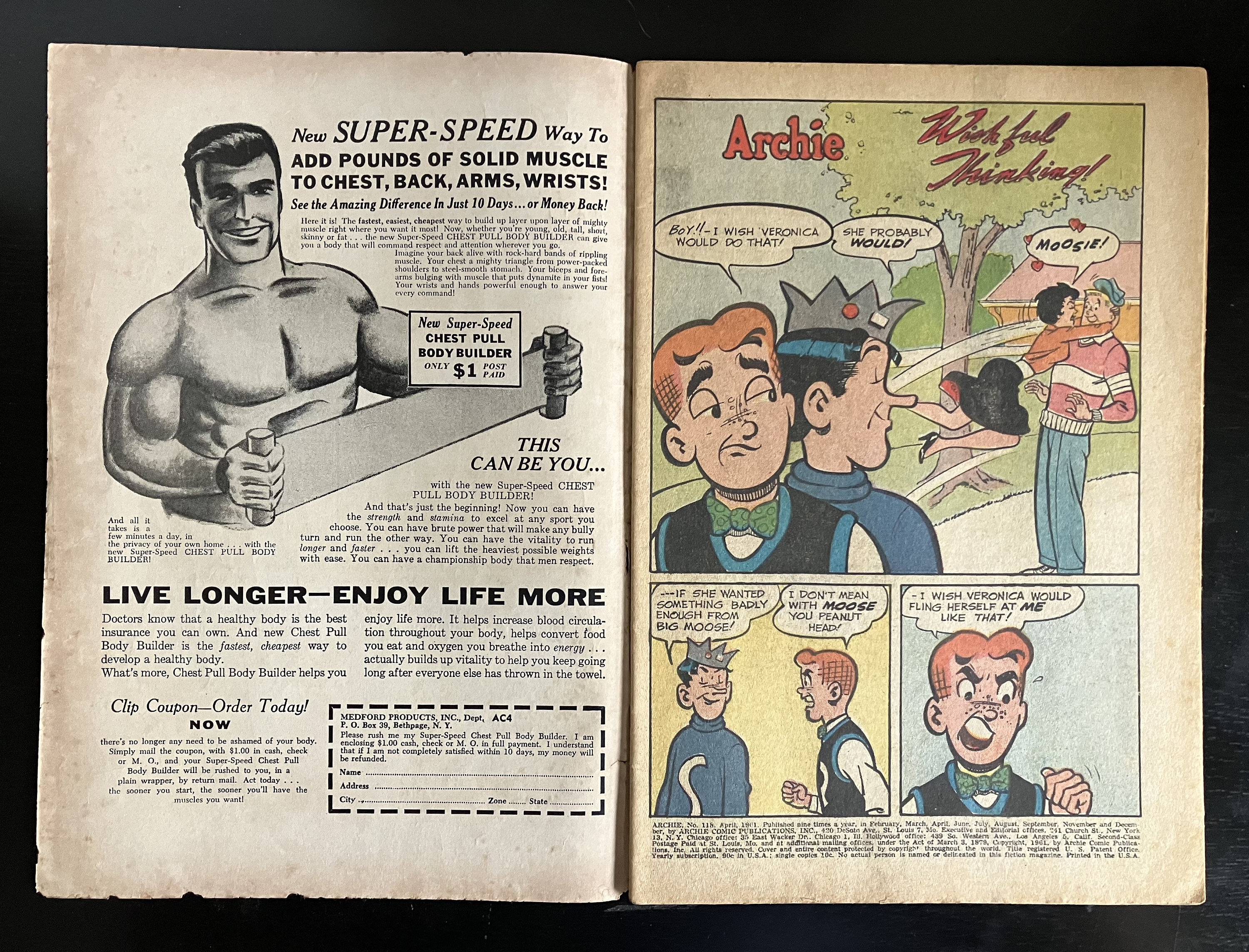 Archie Comics April 1961 No. 118 Silver Age VERY GOOD - Etsy