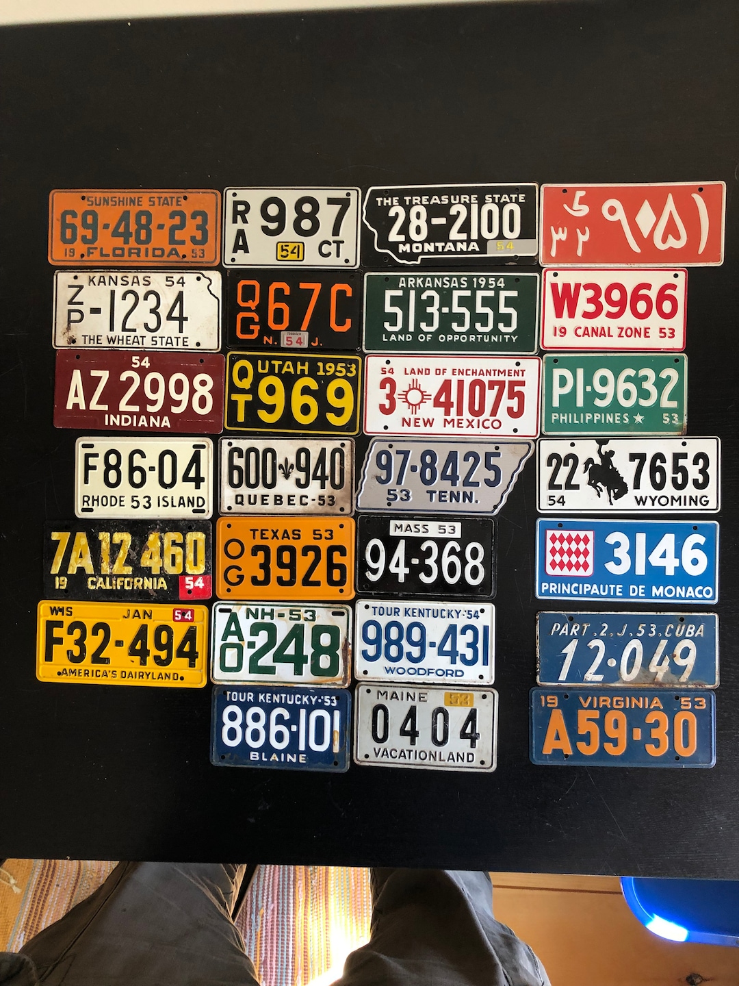 Wheaties Miniature License Plates 1953 and 1954. Choose One or More - Etsy