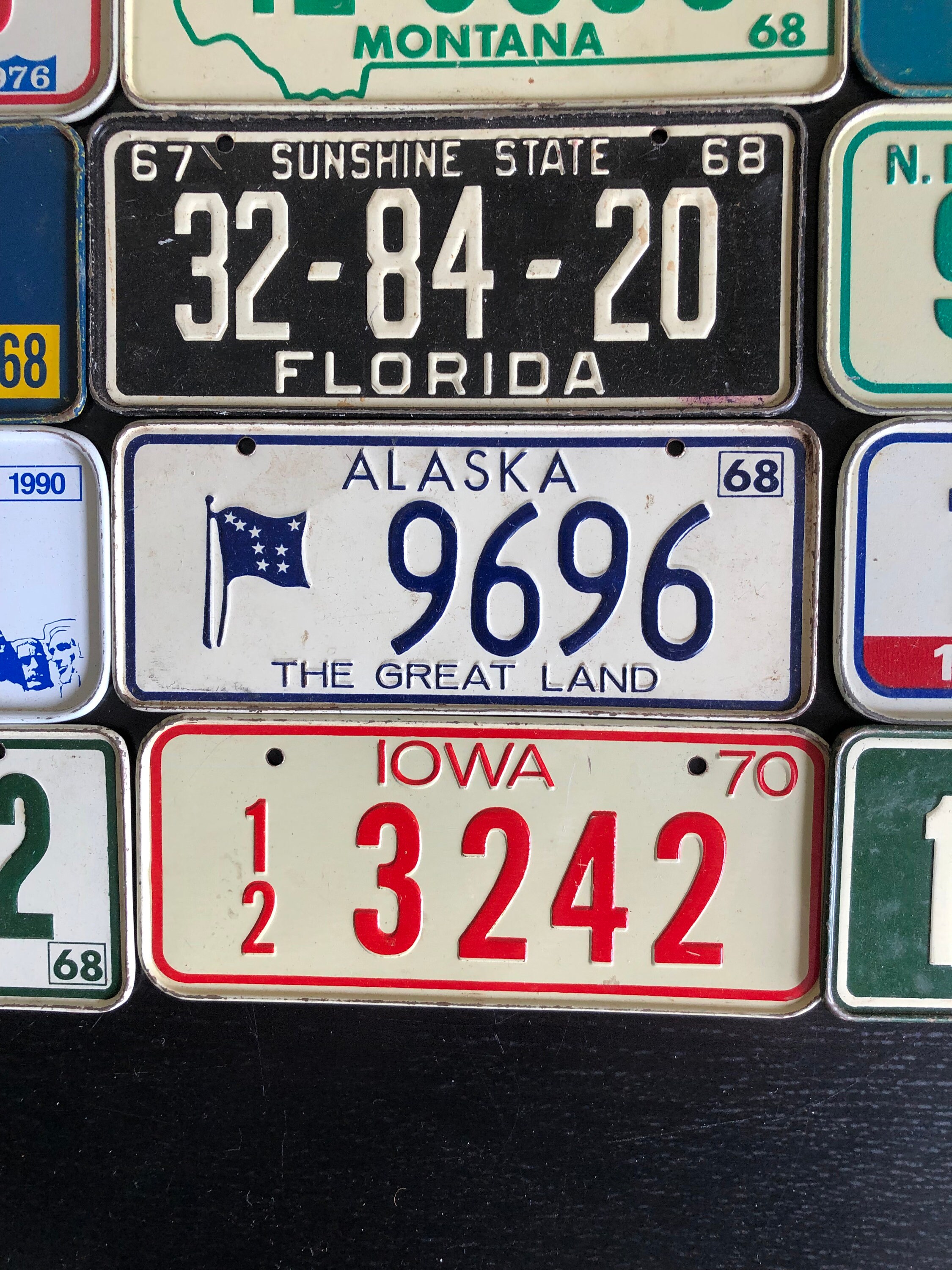 FREE SHIPPING! Mini License Plates From Honeycomb Cereal From 1968 ...