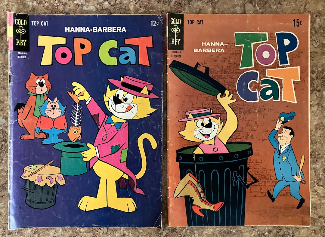 2 Top Cat Comics From the 60s. GOOD and VERY GOOD Condition - Etsy