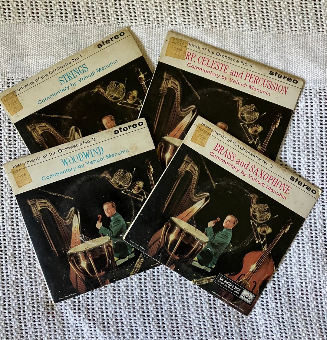 Yehudi Menuhin Introduces the Instruments of the Orchestra--4 45rpm ...