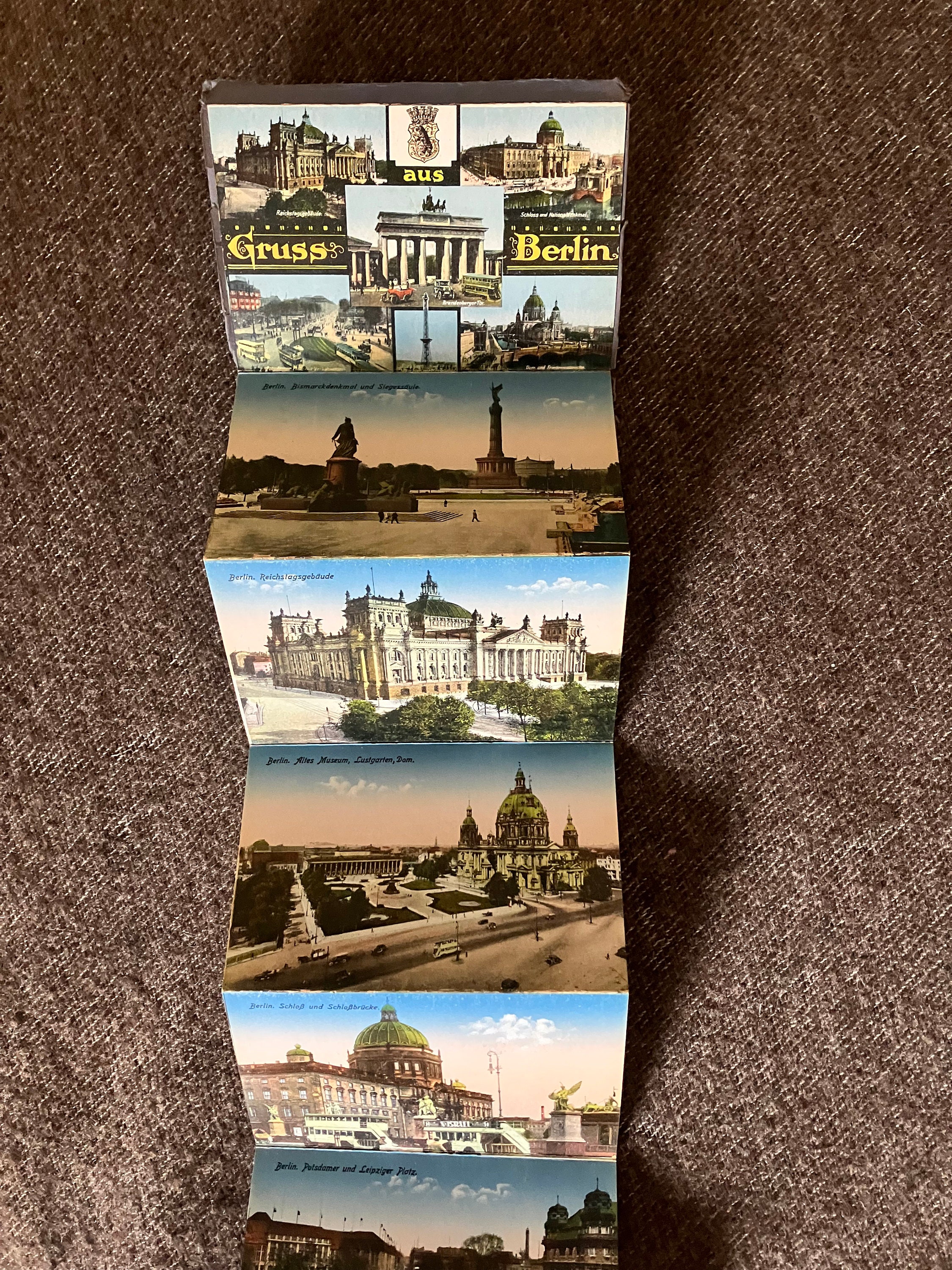 Berlin in 1920s Color Postcard Album - Etsy