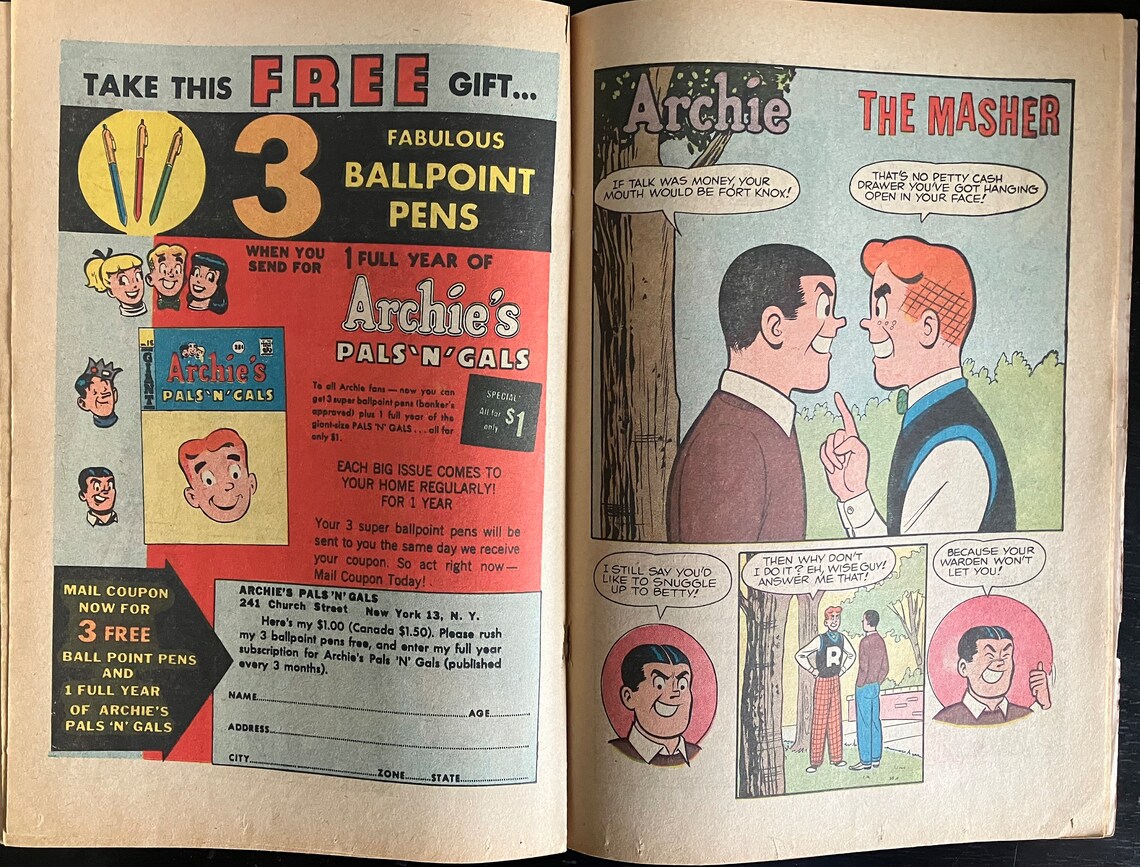 Archie Comics April 1961 No. 118 Silver Age VERY GOOD - Etsy