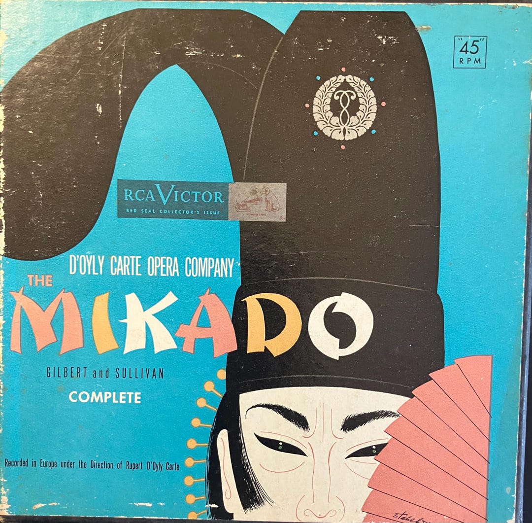 The Mikado--by Gilbert and Sullivan--d'oyly Carte Opera Company--1952 ...