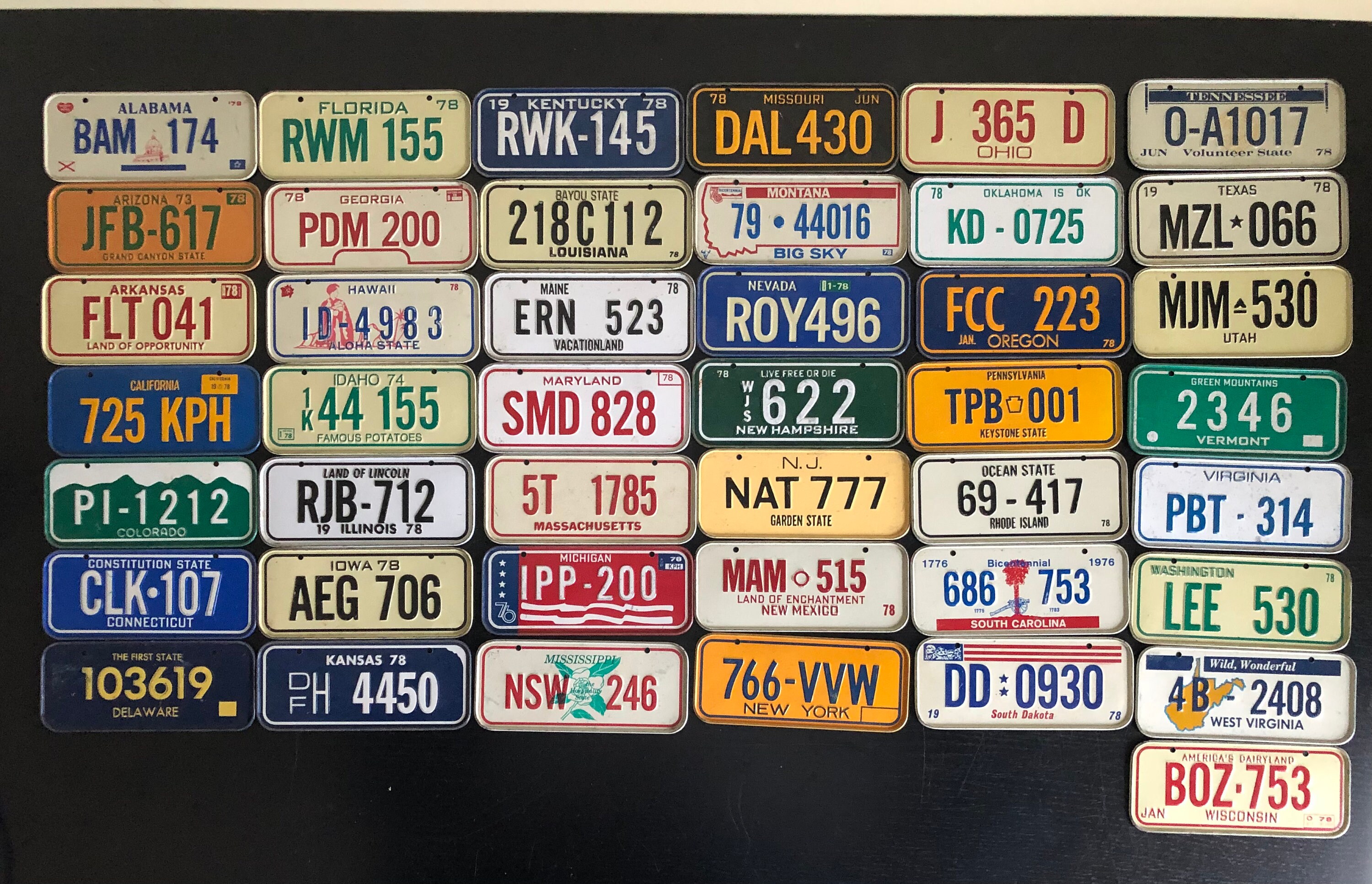 FREE SHIPPING 1978 Honeycomb Cereal Miniature License Plates - Etsy