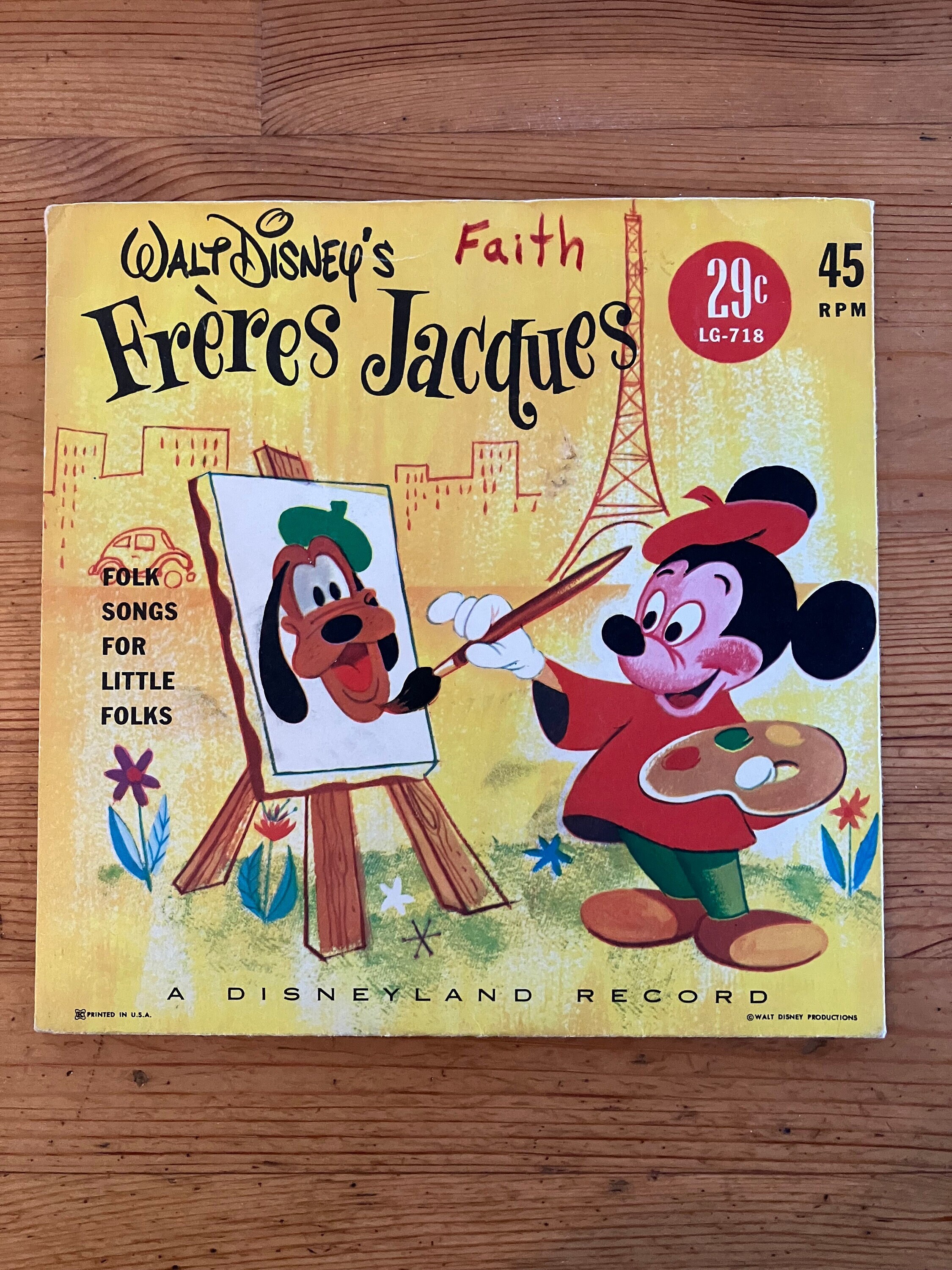 Frere Jacques and Other Folk Songs for Little Folks - Etsy