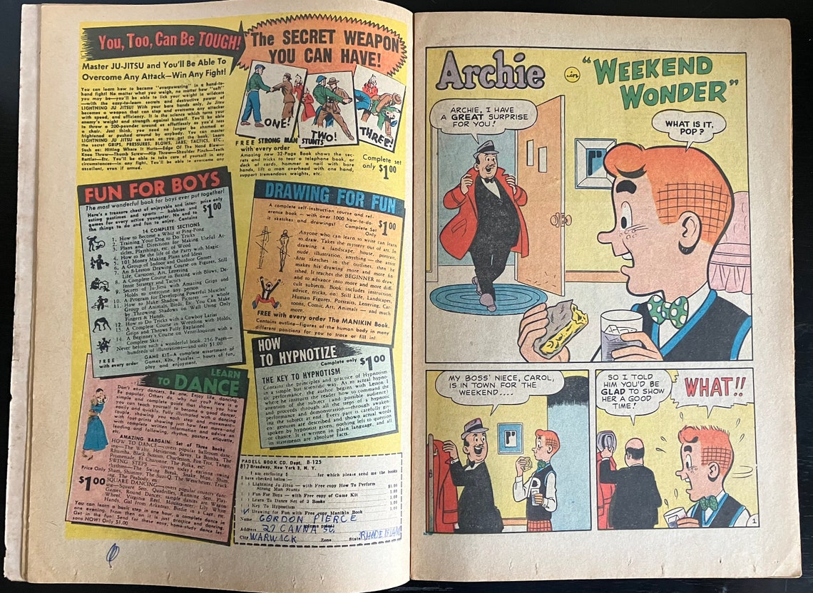 Archie Comics April 1961 No. 118 Silver Age VERY GOOD - Etsy