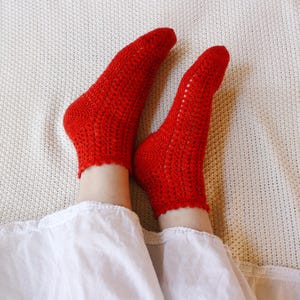 Crochet Lace Socks PDF Pattern Adult Crochet Socks Instant Download - Etsy